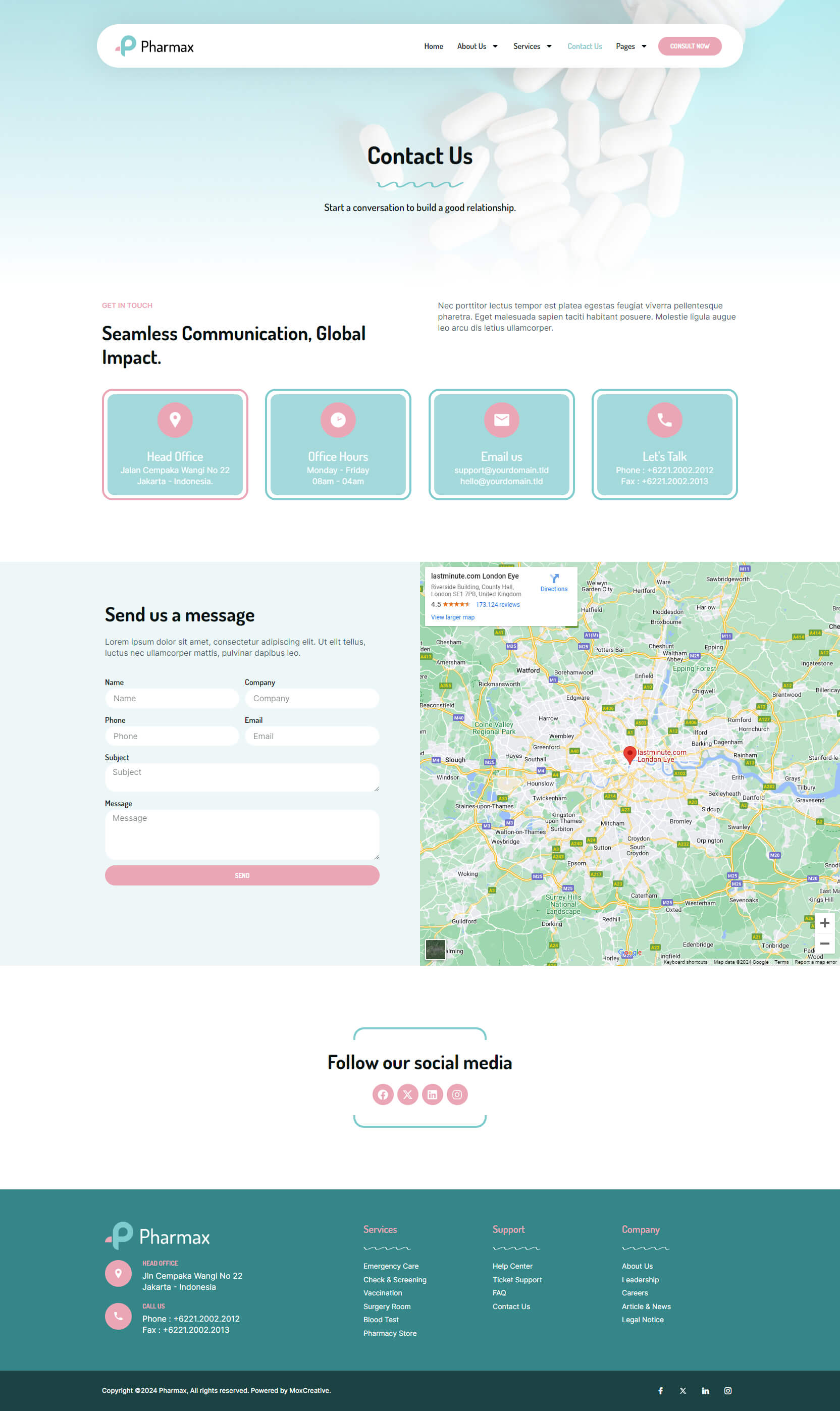 Pharmax - Pharmacy & Medical Elementor Pro Template Kit by moxcreative